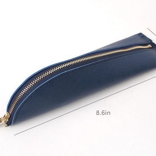 Leather Triangle Shape Pen Case | mochithings