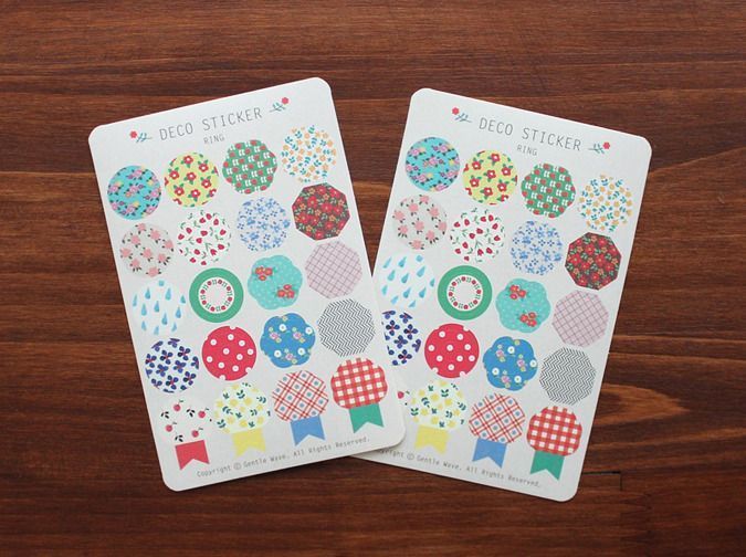 MochiThings: Pattern Deco Sticker Set
