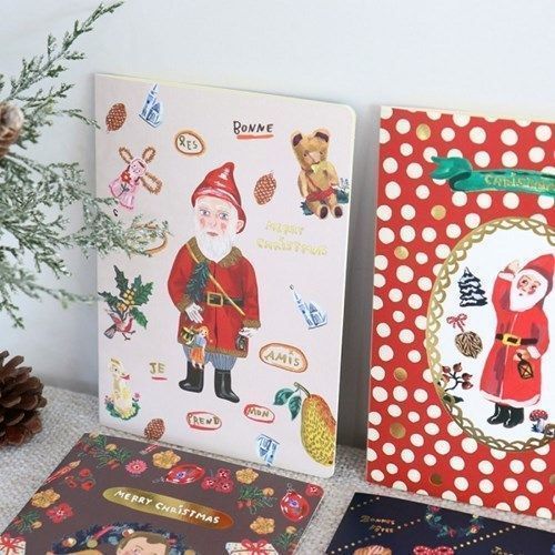 MochiThings: Nathalie Lete Gold Foil Christmas Card