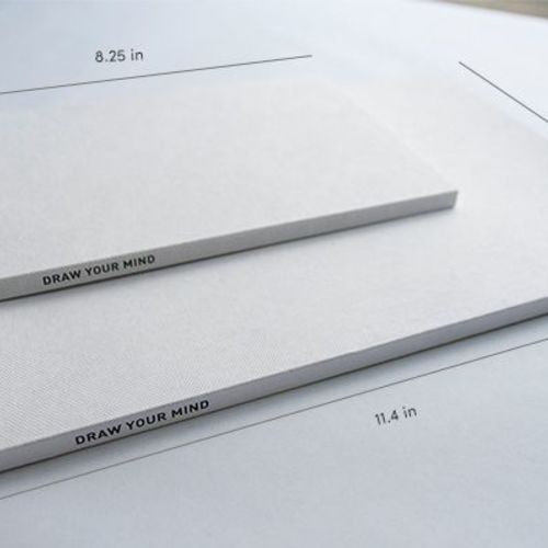 Draw Your Mind Plain Notebook | mochithings