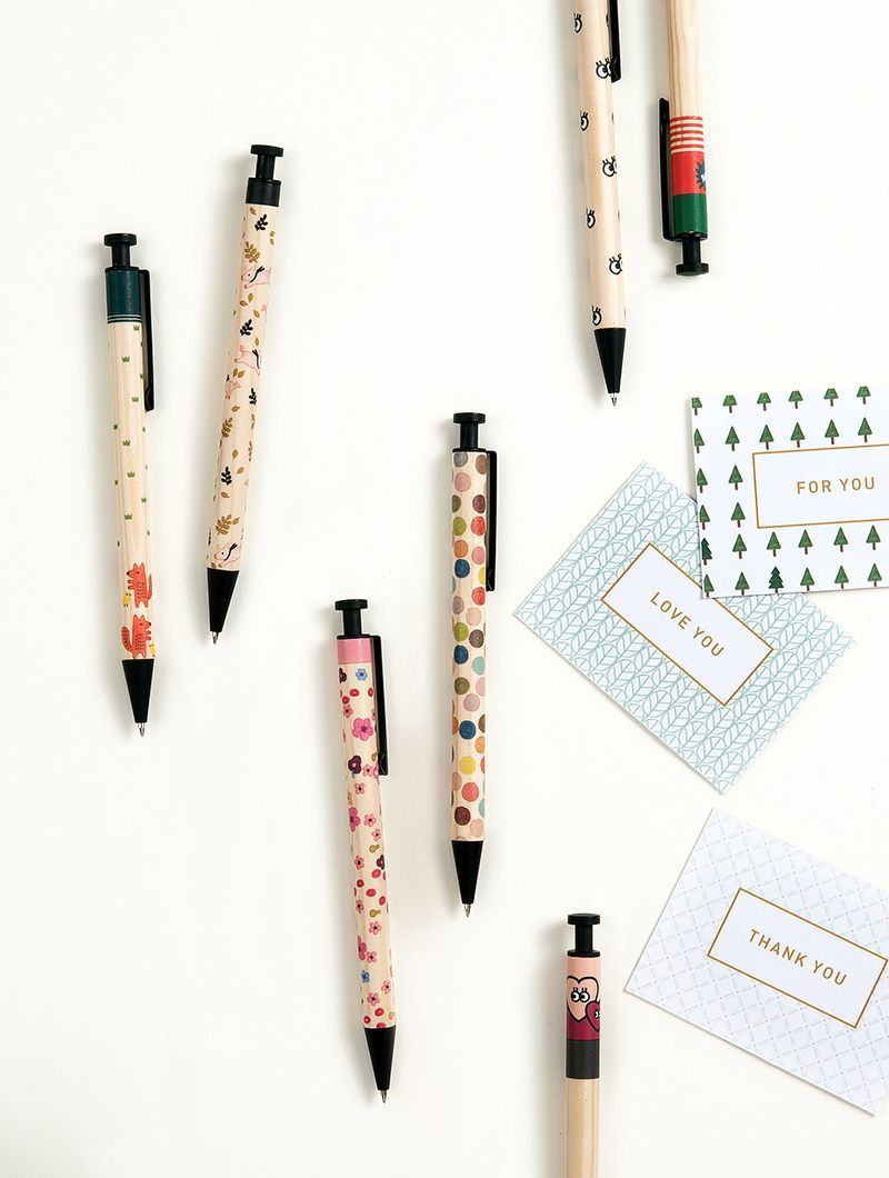 MochiThings: Monopoly Wooden Pattern Pen