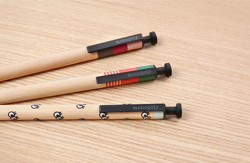 MochiThings: Monopoly Wooden Pattern Pen