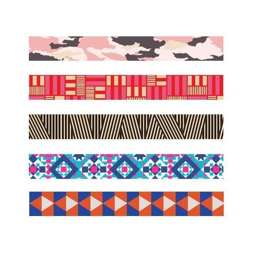 MochiThings: Retro Pattern Masking Tape v5