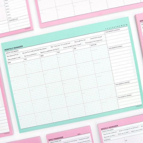 MochiThings: Monthly Manager Notepad