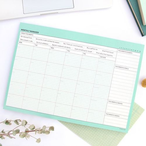 MochiThings: Monthly Manager Notepad