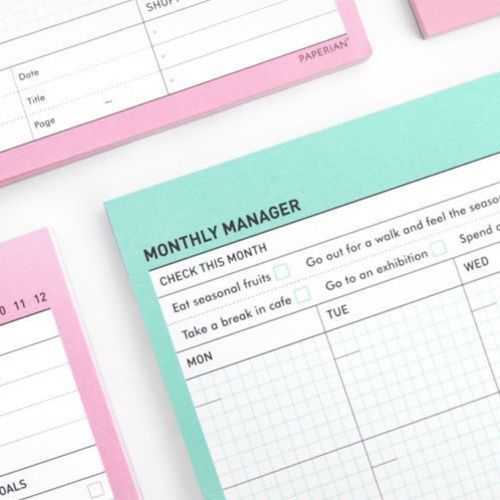 MochiThings: Monthly Manager Notepad