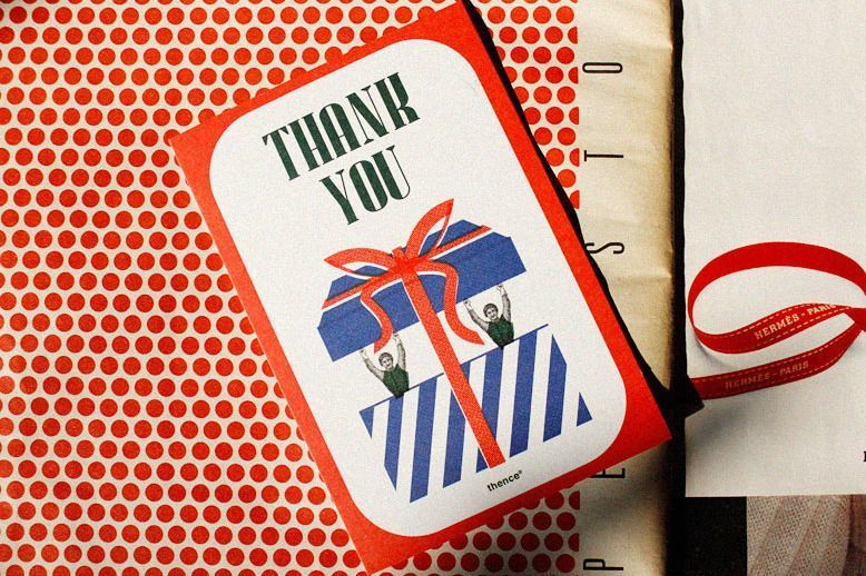 MochiThings: Thence Message Postcard