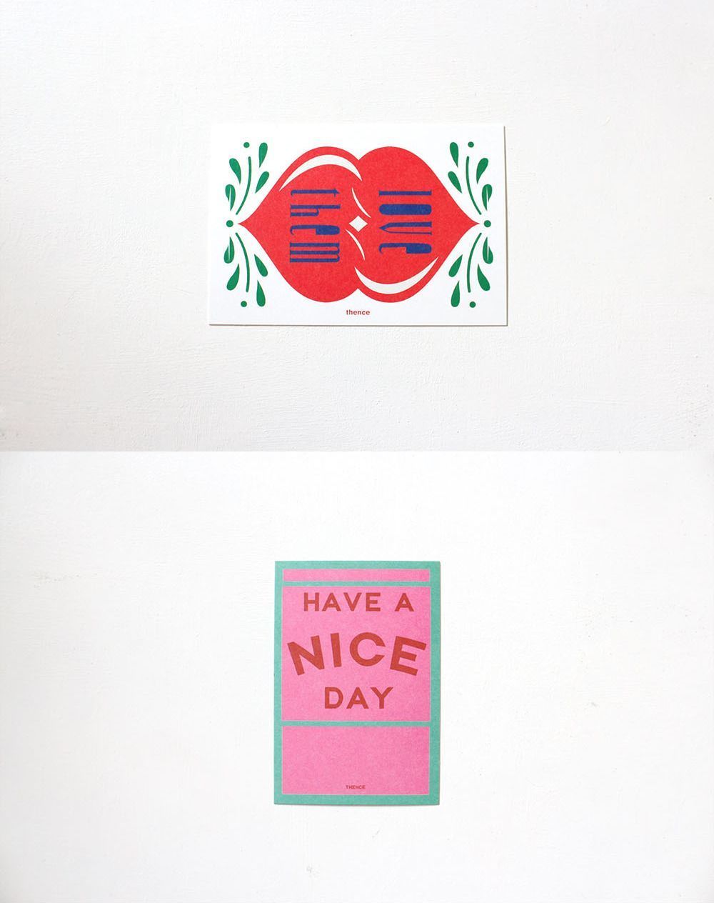 MochiThings: Thence Message Postcard