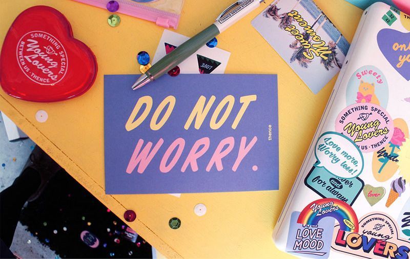 MochiThings: Thence Message Postcard