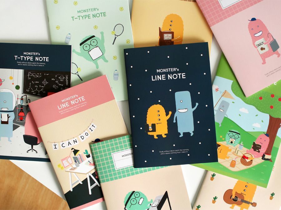 MochiThings: Monster Notebook Set
