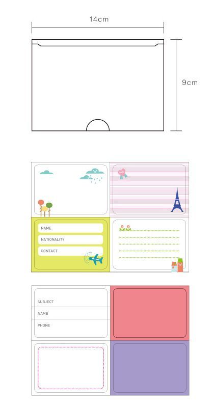 MochiThings: Name Tag Pocket Sticker