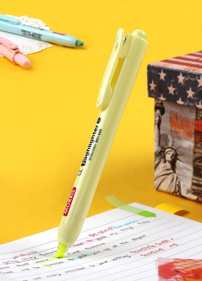 MochiThings: Pastel Retractable Highlighter