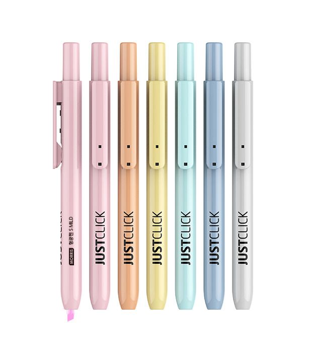 MochiThings: Pastel Retractable Highlighter Set