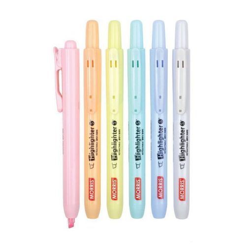 MochiThings: Pastel Retractable Highlighter Set