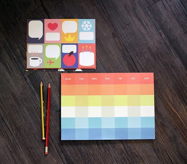 MochiThings: Palette Monthly Notepad