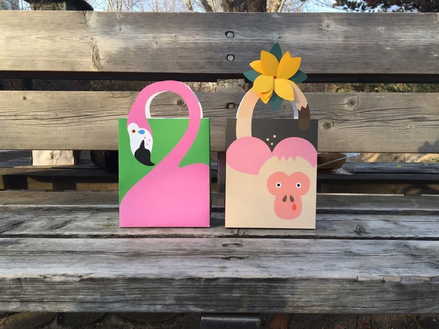 MochiThings: Animal Pattern Paper Bag