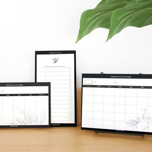 MochiThings: Basic Monthly Schedule Sticky Note