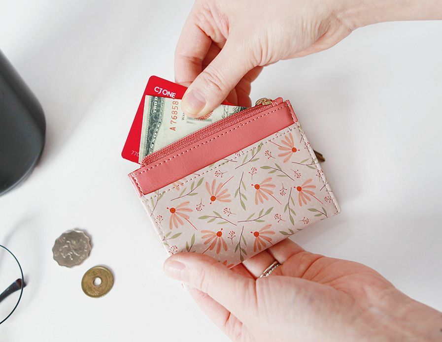 MochiThings: Willow Pattern Key Ring Card Wallet