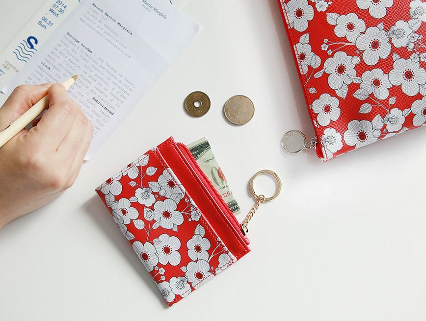 MochiThings: Willow Pattern Key Ring Card Wallet