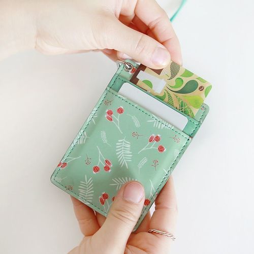 MochiThings: Willow Pattern Neck Card Pocket & Strap Set