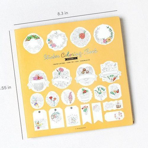 Sticker Coloring Book v2 | mochithings