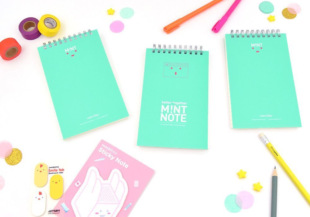 MochiThings: Mint Better Together Lined Notebook