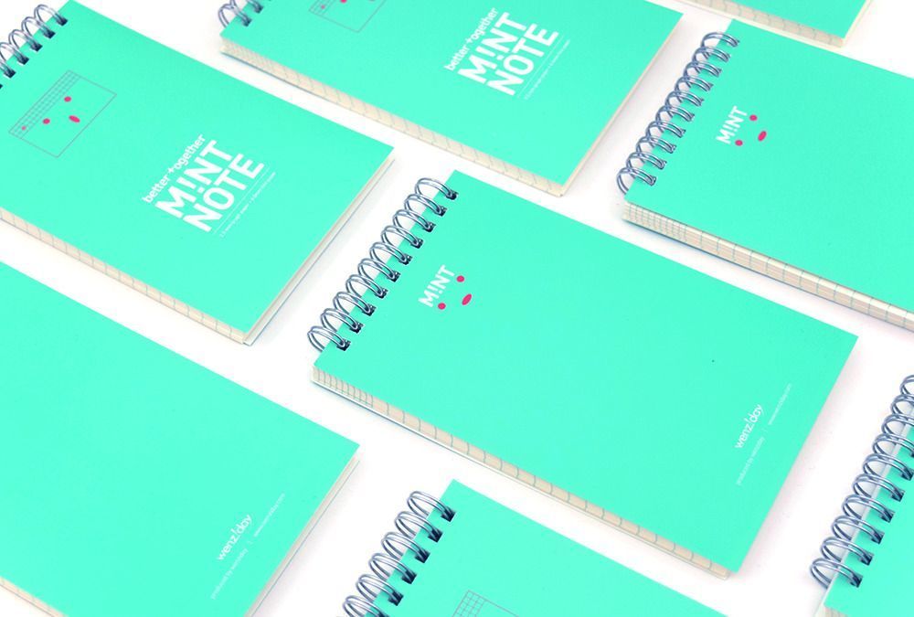 MochiThings: Mint Better Together Lined Notebook