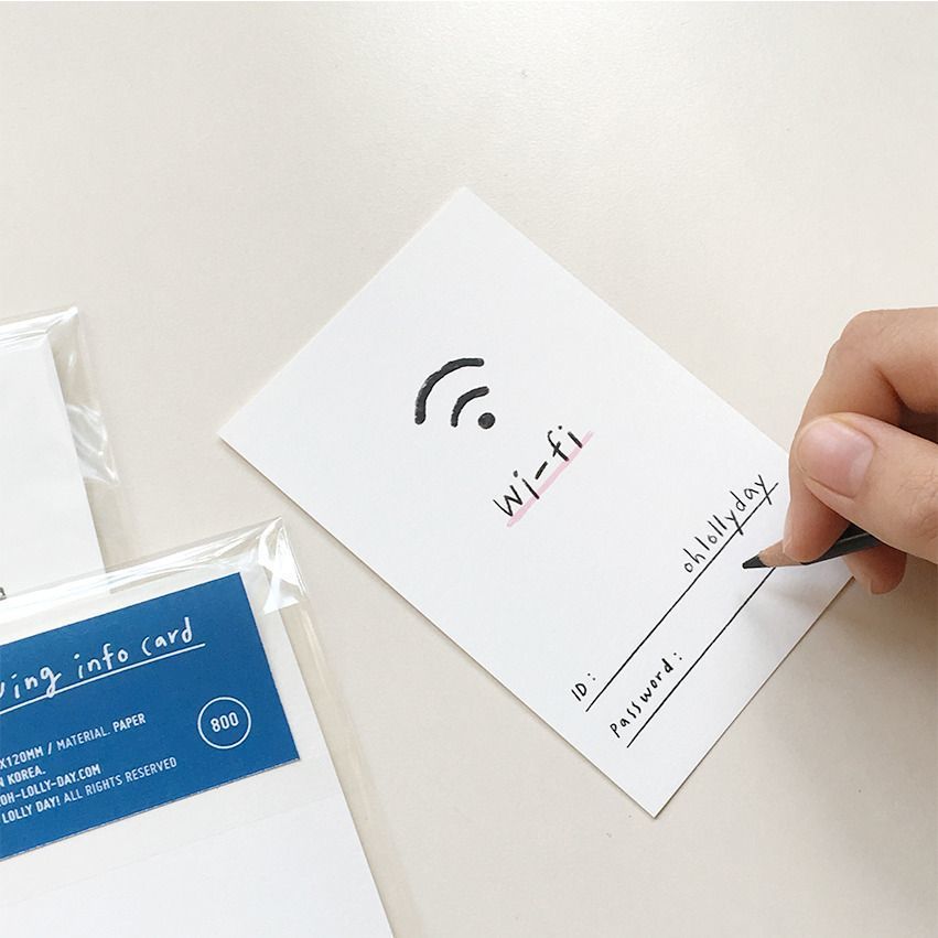 MochiThings: Message Sign Card