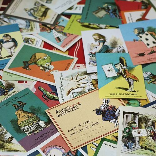 MochiThings: Mini Vintage Postcard & Envelope Set