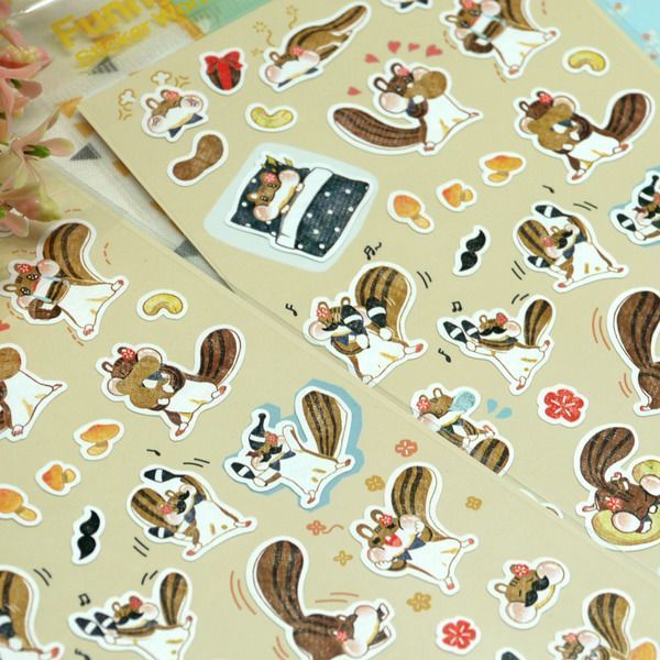 MochiThings: Chipmunk Deco Sticker