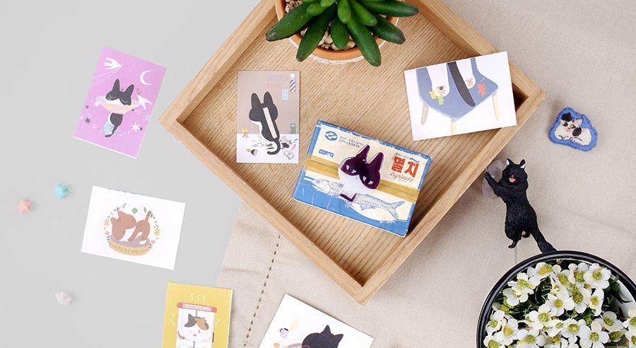 MochiThings: Cat Label Sticker Box