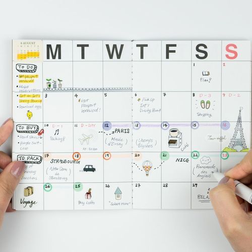 MochiThings: Small Monthly Planner