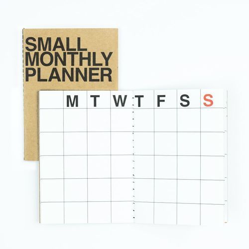 MochiThings: Small Monthly Planner