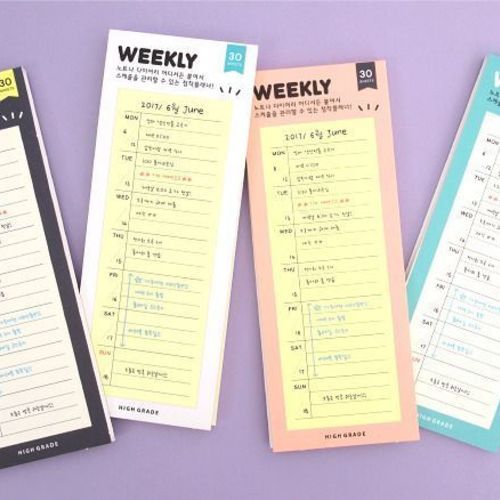 MochiThings: Long Schedule Sticky Note