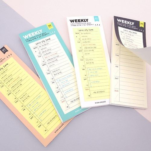 MochiThings: Long Schedule Sticky Note