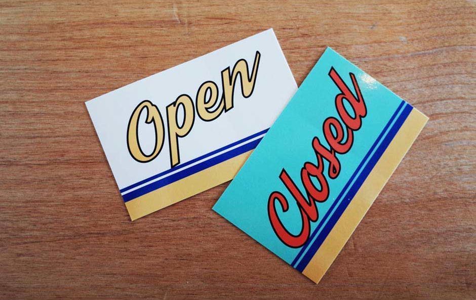 MochiThings: Retro Sign Sticker Set