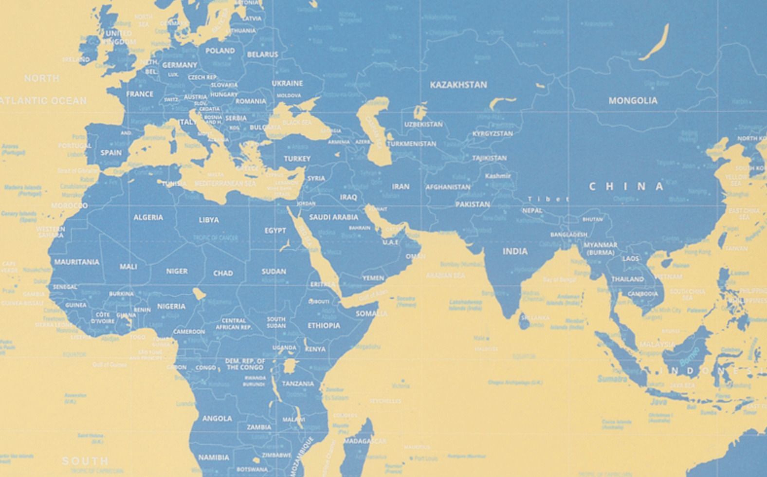 MochiThings: Retro World Map