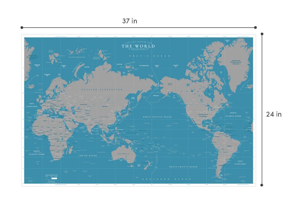 MochiThings: Retro World Map