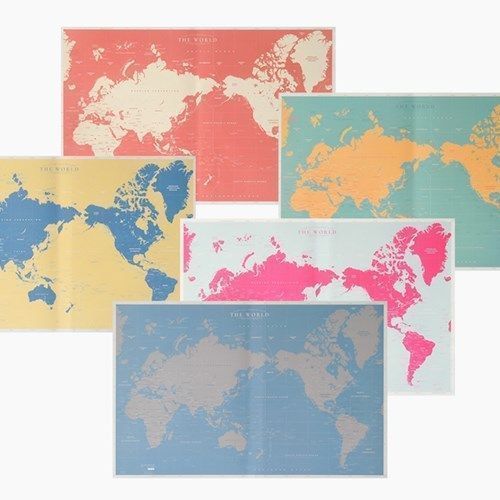 MochiThings: Retro World Map