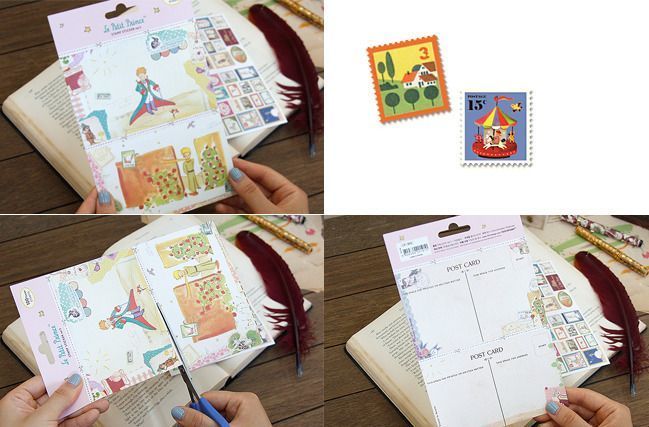 MochiThings: Classic Vintage Stamp Sticker Set