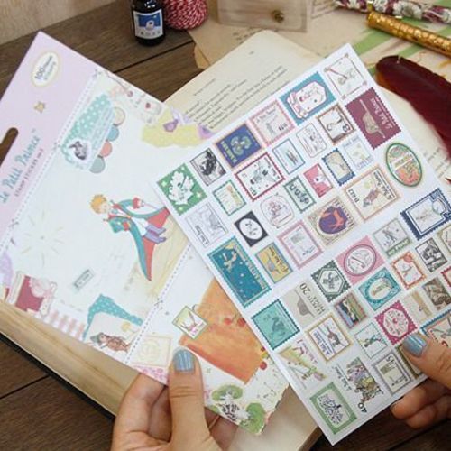 MochiThings: Classic Vintage Stamp Sticker Set