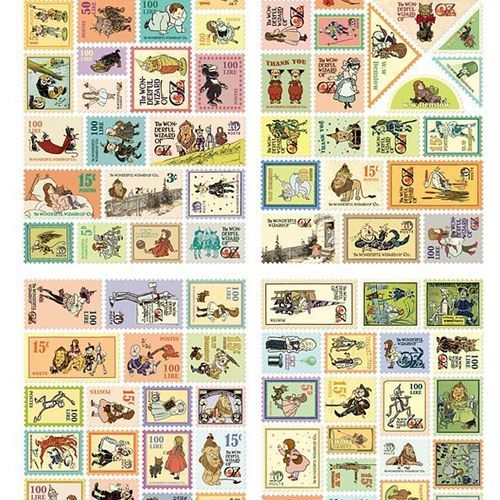 MochiThings: Classic Vintage Stamp Sticker Set