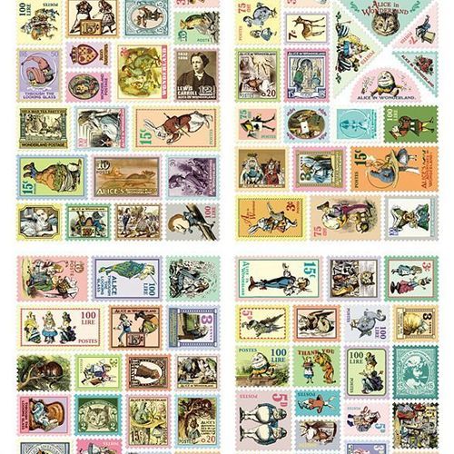 MochiThings: Classic Vintage Stamp Sticker Set