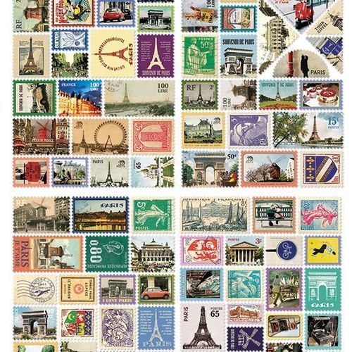 MochiThings: Classic Vintage Stamp Sticker Set