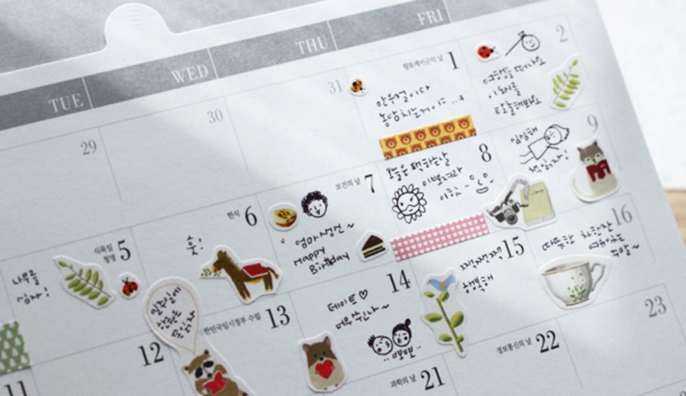 MochiThings: Book Friends Deco Sticker Set