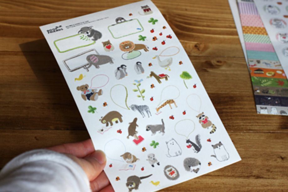 MochiThings: Book Friends Deco Sticker Set