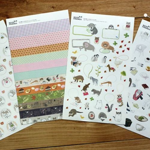 Book Friends Deco Sticker Set | mochithings