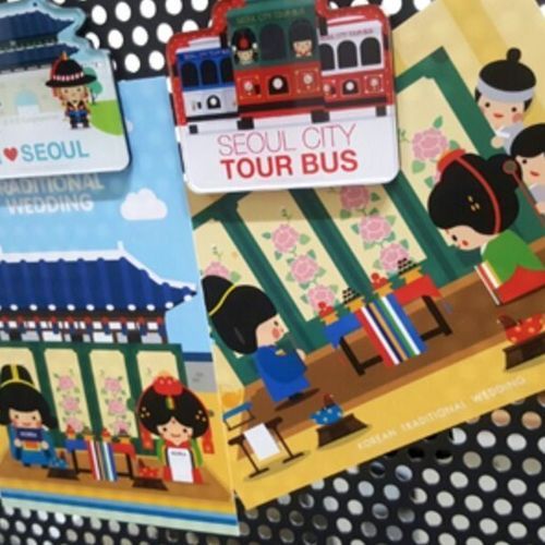 MochiThings: Korean Traditional Postcard Set