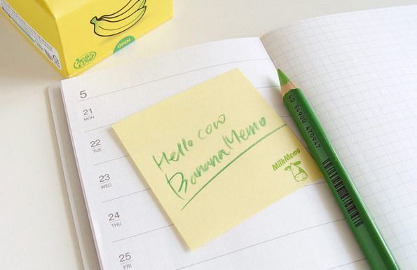MochiThings: Banana Milk Notepad