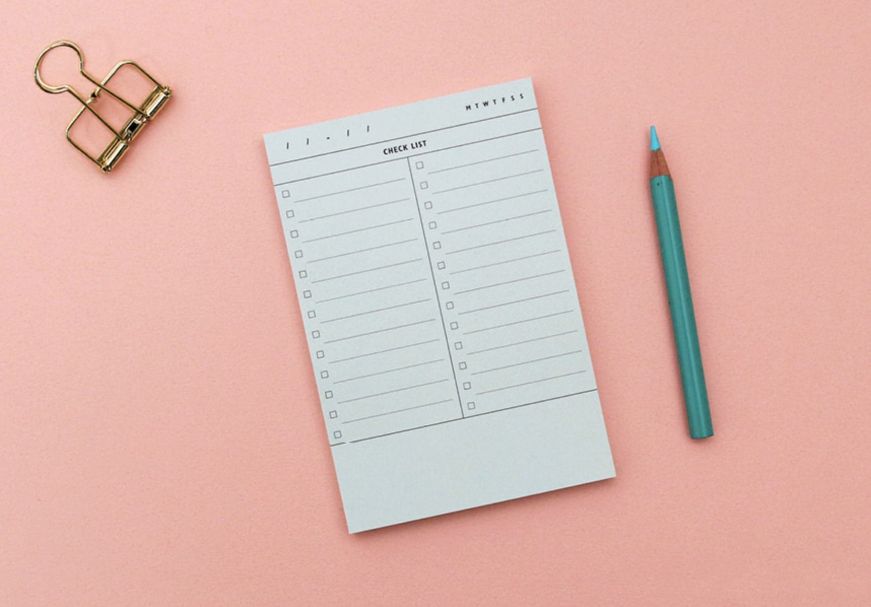 MochiThings: Vintage-colored Planning Notepad